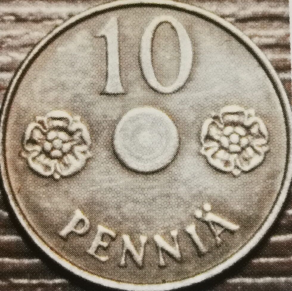 5 ja 10 pennin kolikko ilman keskireikää - Harvinainen - Suomenmarkat.fi