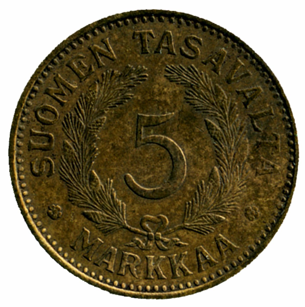 5 markkaa arkistot - Suomen Markka 1860-2002